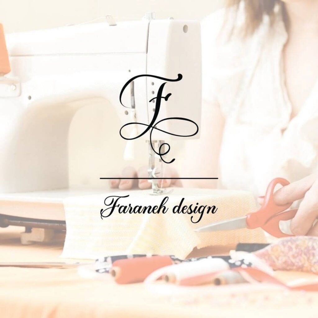 طراحی لوگو خیاطی (لوگوی خیاطی زنانه) - ساخت لوگو مزون خیاطی